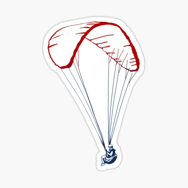 Paragliding Stickers | Redbubble