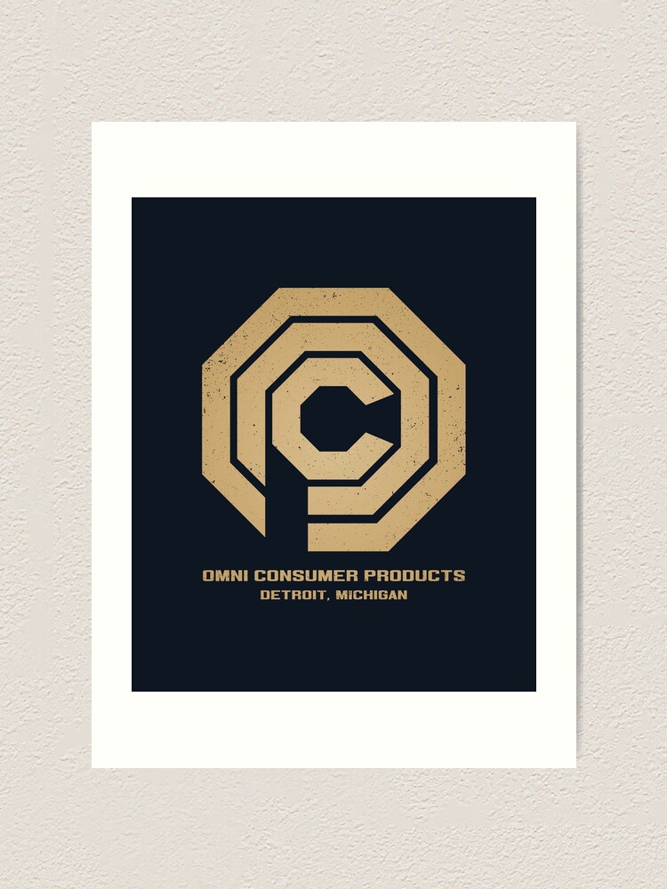"OCP - RoboCop Omni Consumer Products - Gold" Art Print for Sale by ...