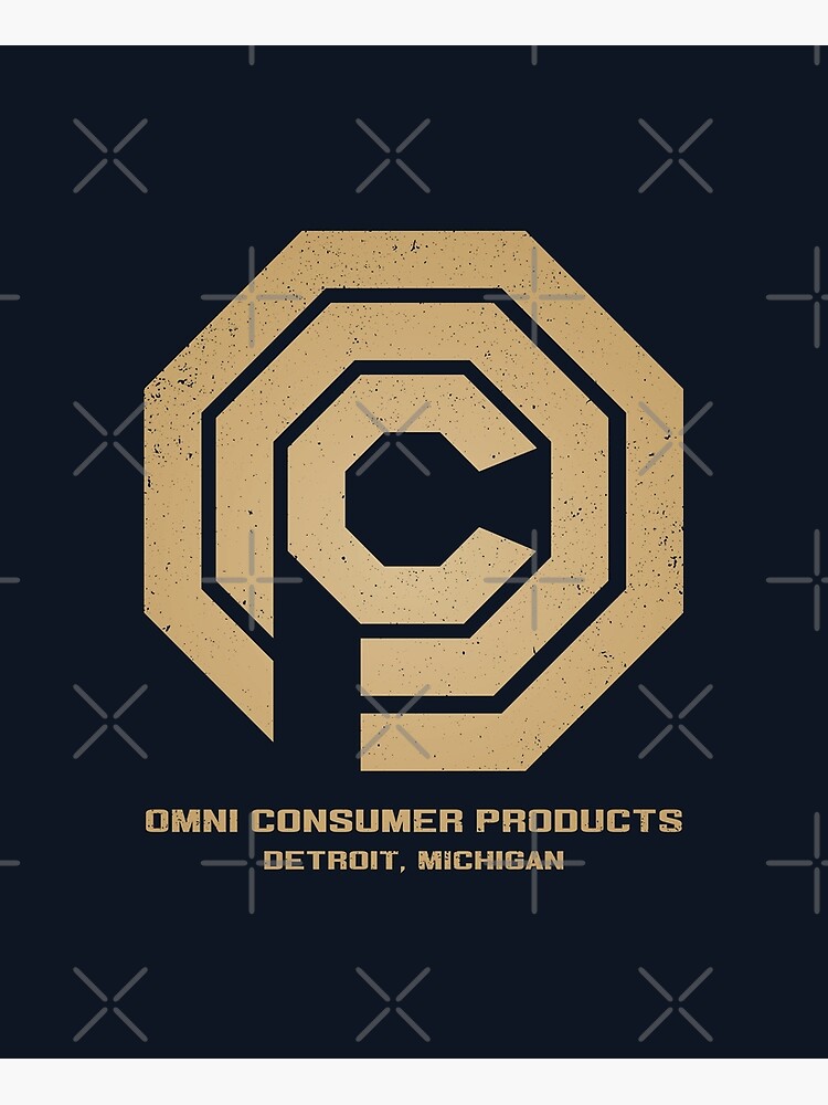 "OCP - RoboCop Omni Consumer Products - Gold" Art Print for Sale by ...