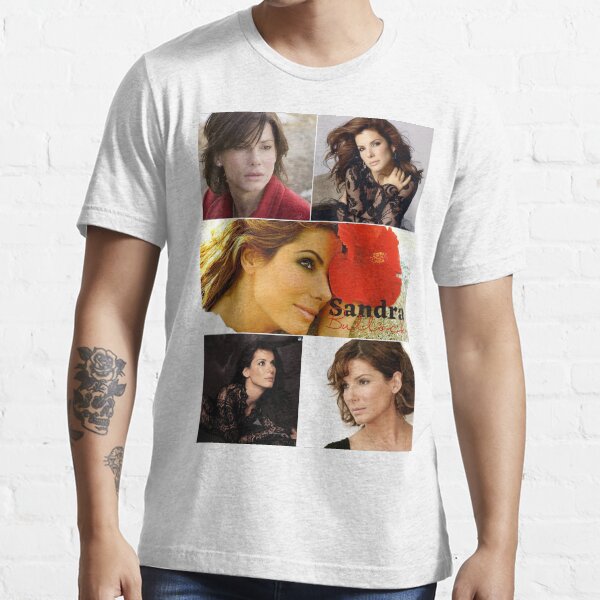 "Sandra Bullock American actress Lovely Photo Collage - 1" T-shirt for ...
