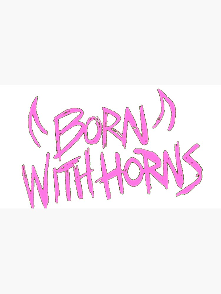 "Born with horns mgk pink graffiti hat " Cap for Sale by suwii | Redbubble