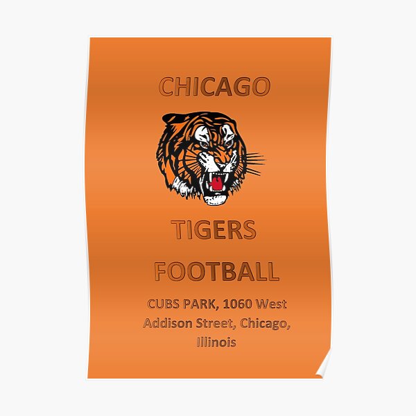 "Die Chicago-Tiger" Poster von romeobravado | Redbubble