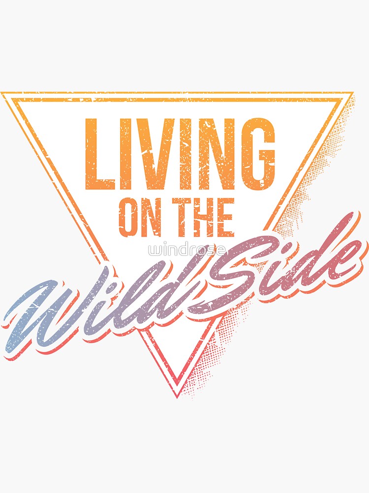 "Wild Side" Sticker for Sale by windrose | Redbubble
