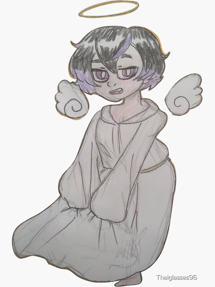"Angel Garry" Sticker for Sale by Thaiglasses96 | Redbubble