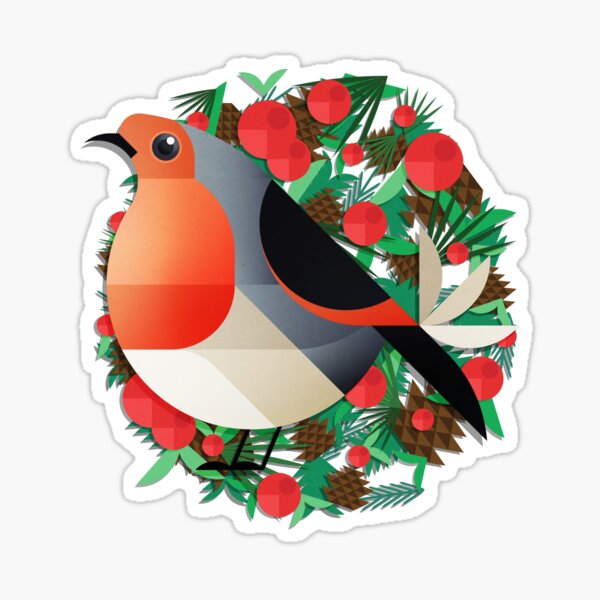 "Robin" Sticker by jamesboast | Redbubble