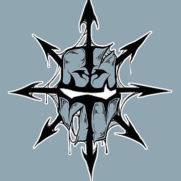 "Chaos knight " Sticker for Sale by Hannah Hibbert | Redbubble