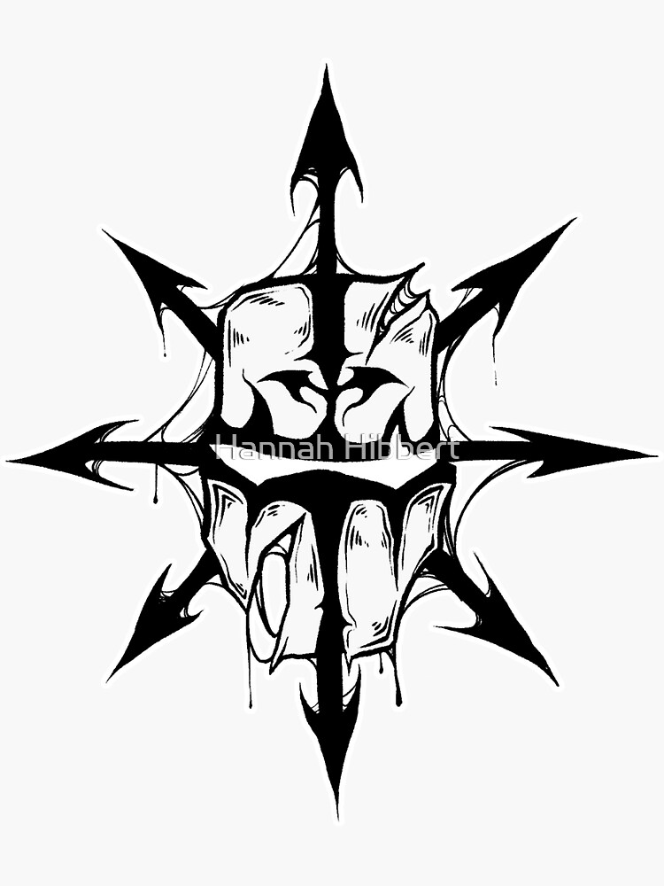 "Chaos knight " Sticker for Sale by Hannah Hibbert | Redbubble