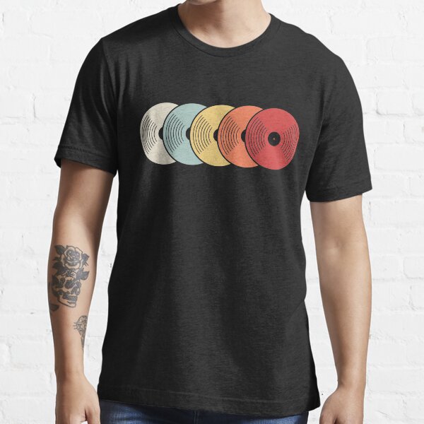 "Retro Vintage Vinyl Record Collection" T-shirt for Sale by ethandirks ...