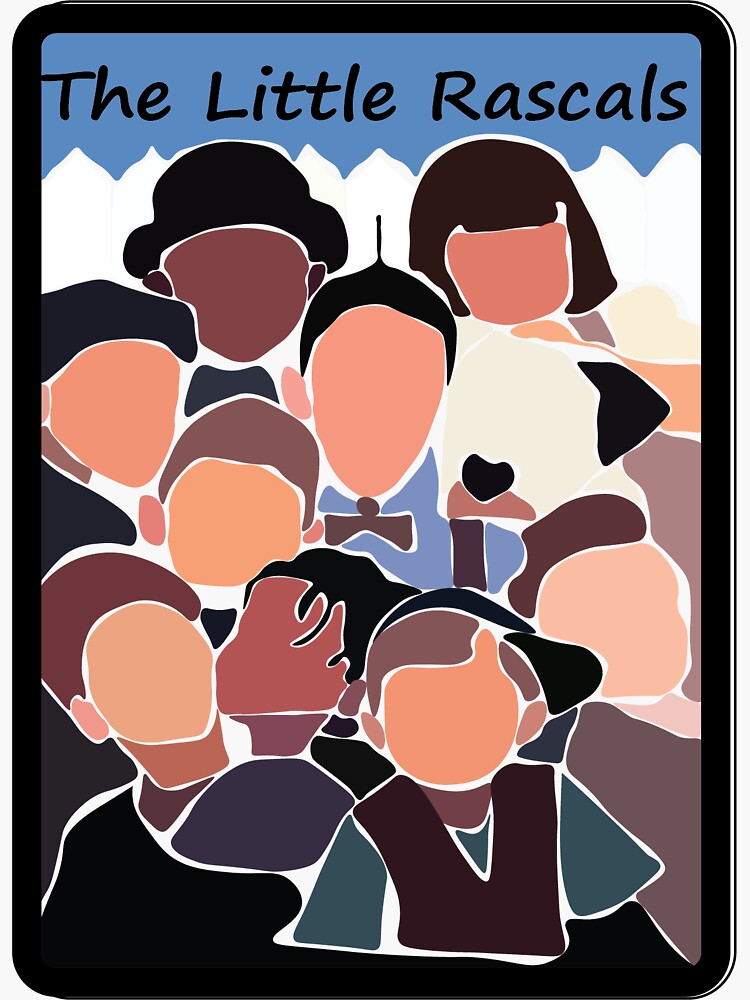 "The Little Rascals Sticker" Sticker for Sale by Madalynn Logan | Redbubble