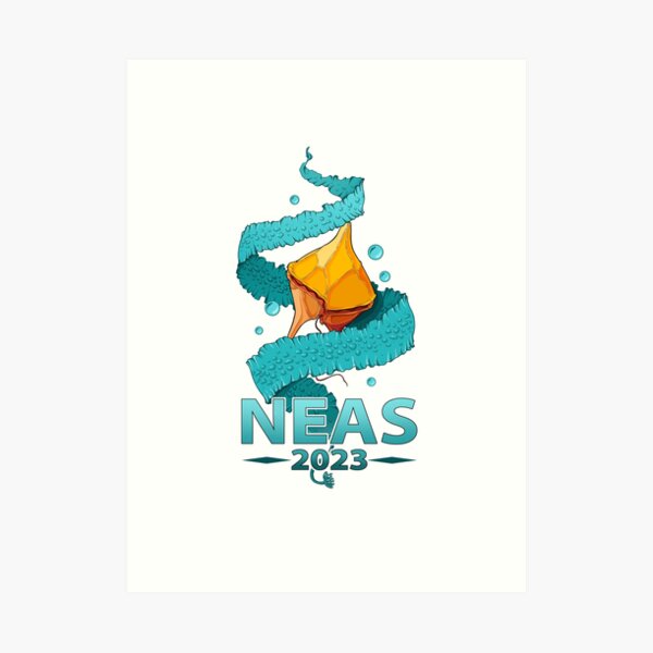 "NEAS 2023 logo in colour" Art Print for Sale by NortheastAlgae | Redbubble