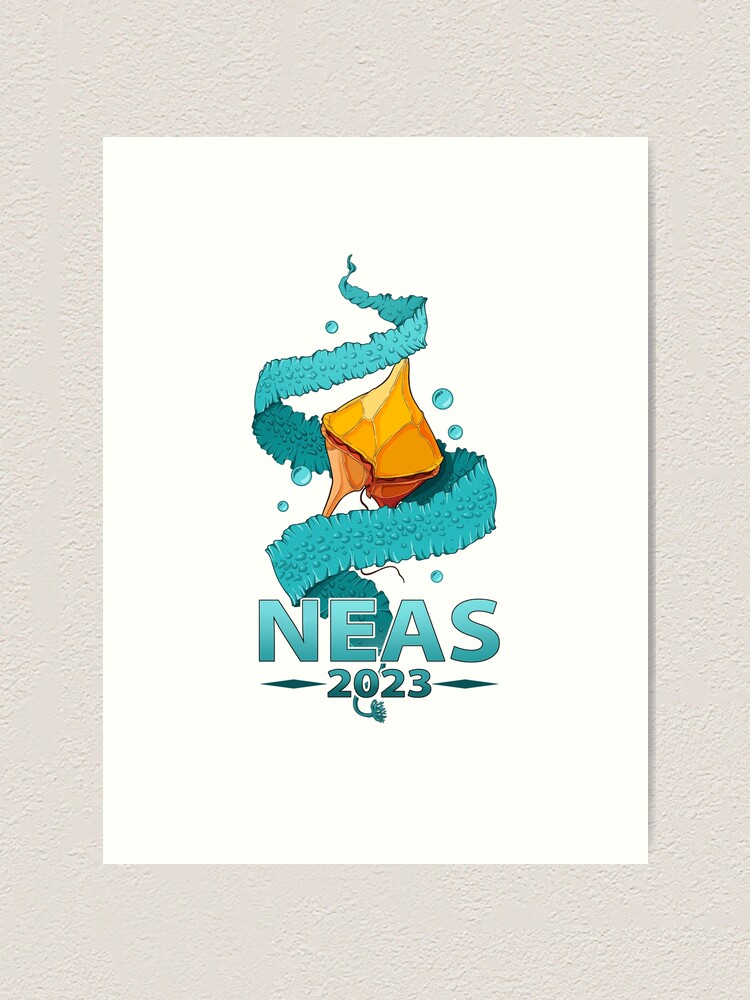 "NEAS 2023 logo in colour" Art Print for Sale by NortheastAlgae | Redbubble