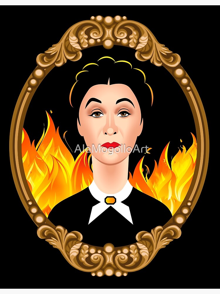 "Mrs. Danvers" Greeting Card for Sale by AleMogolloArt | Redbubble