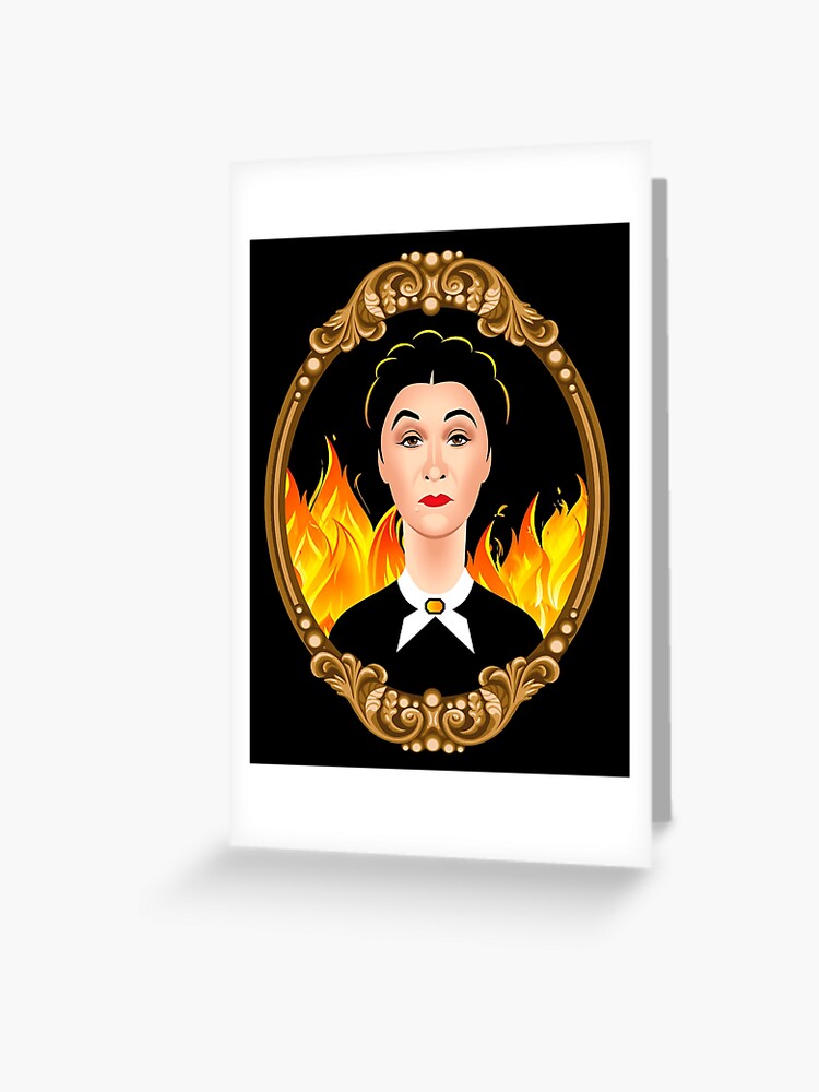 "Mrs. Danvers" Greeting Card for Sale by AleMogolloArt | Redbubble