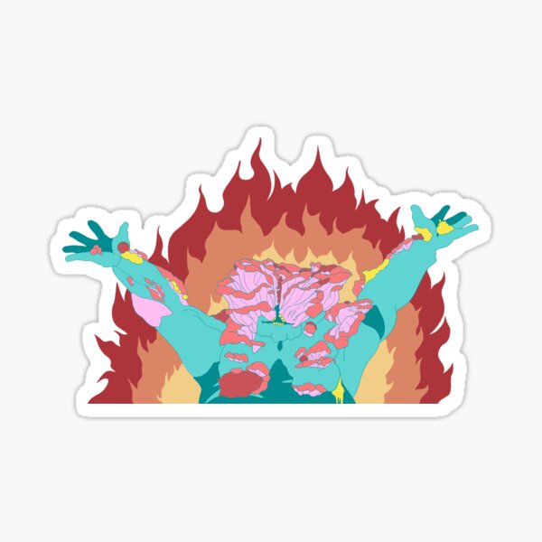 "Bloater Fire Meme" Sticker for Sale by Ouchlaws | Redbubble