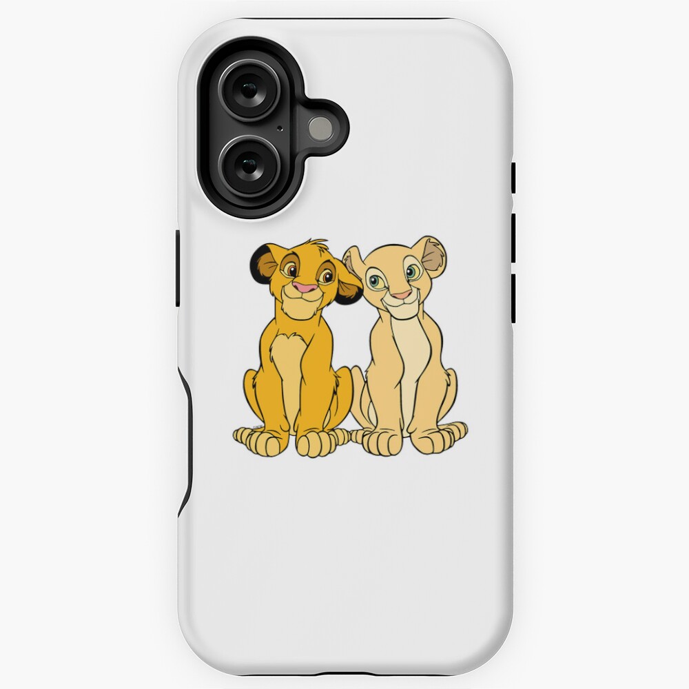 "Simba and Nala Clipart" Sticker for Sale by CandySweetener | Redbubble