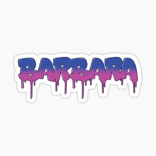 "Barbara Name Graffiti" Sticker for Sale by MCustoms | Redbubble