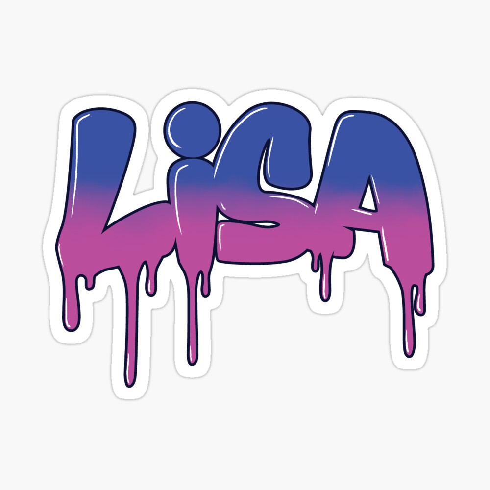 Lisa Graffiti Letters Plus Mona Lisa