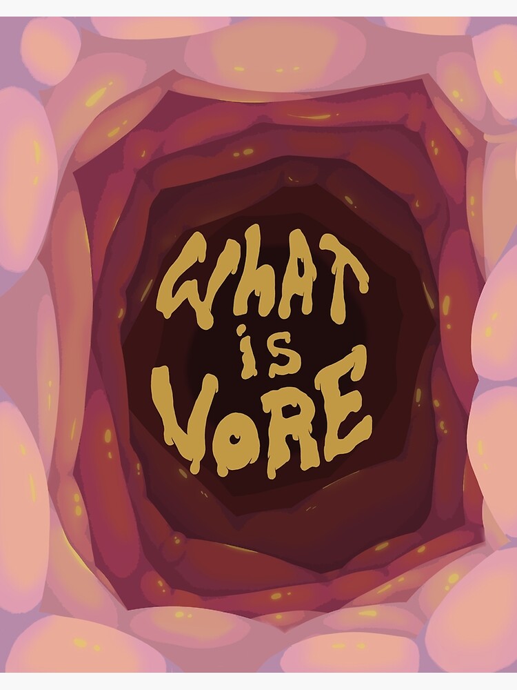 "What is vore" Art Board Print for Sale by fruitcupkun | Redbubble