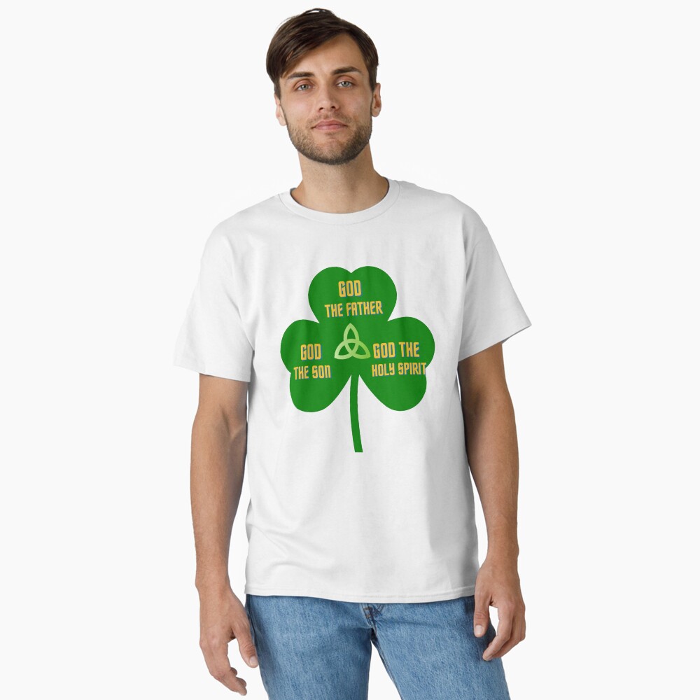 "Holy Trinity Shamrock God the Father God the Son God the Holy Spirit ...