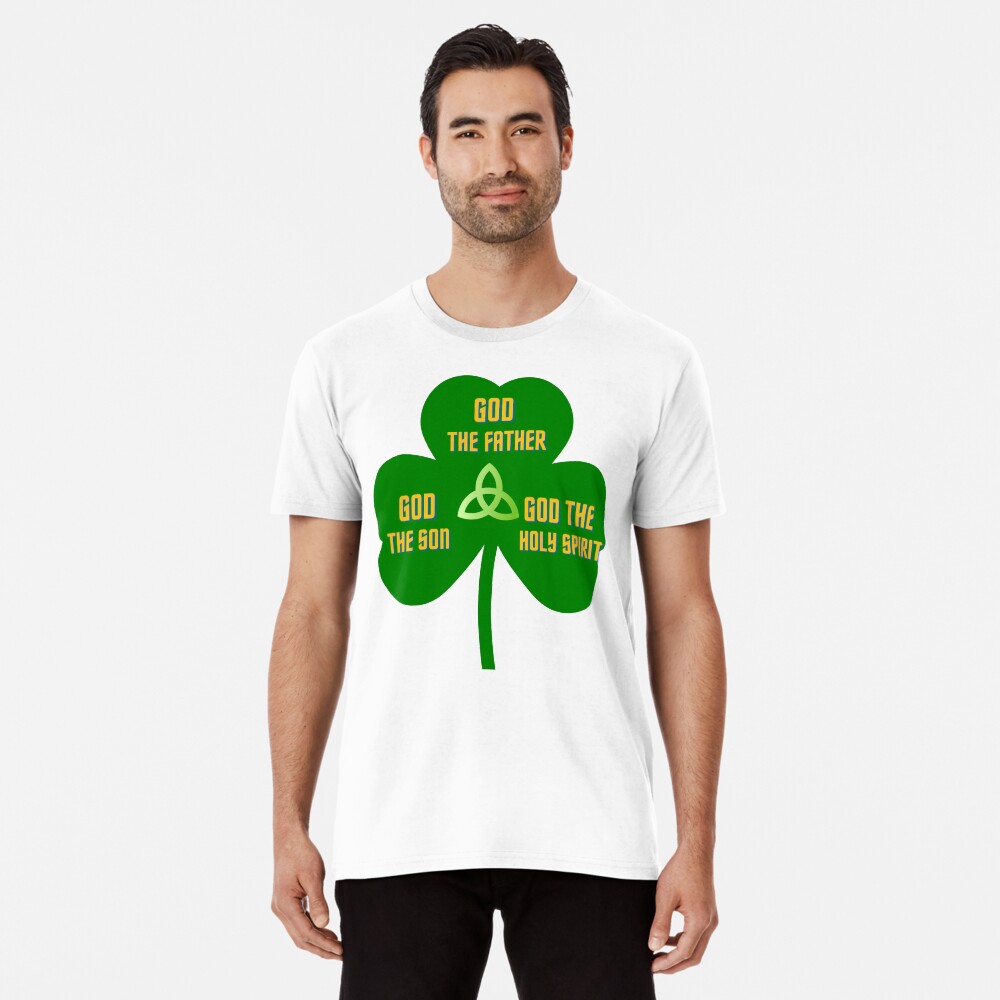 "Holy Trinity Shamrock God the Father God the Son God the Holy Spirit ...