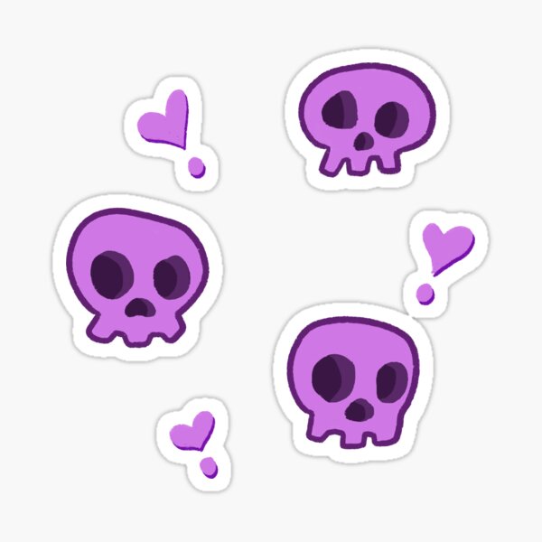 "Purple skill lich king" Sticker for Sale by pinkyfish1010 | Redbubble