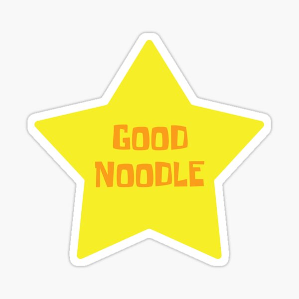 "Good Noodle Star" Sticker for Sale by brynn-creates | Redbubble