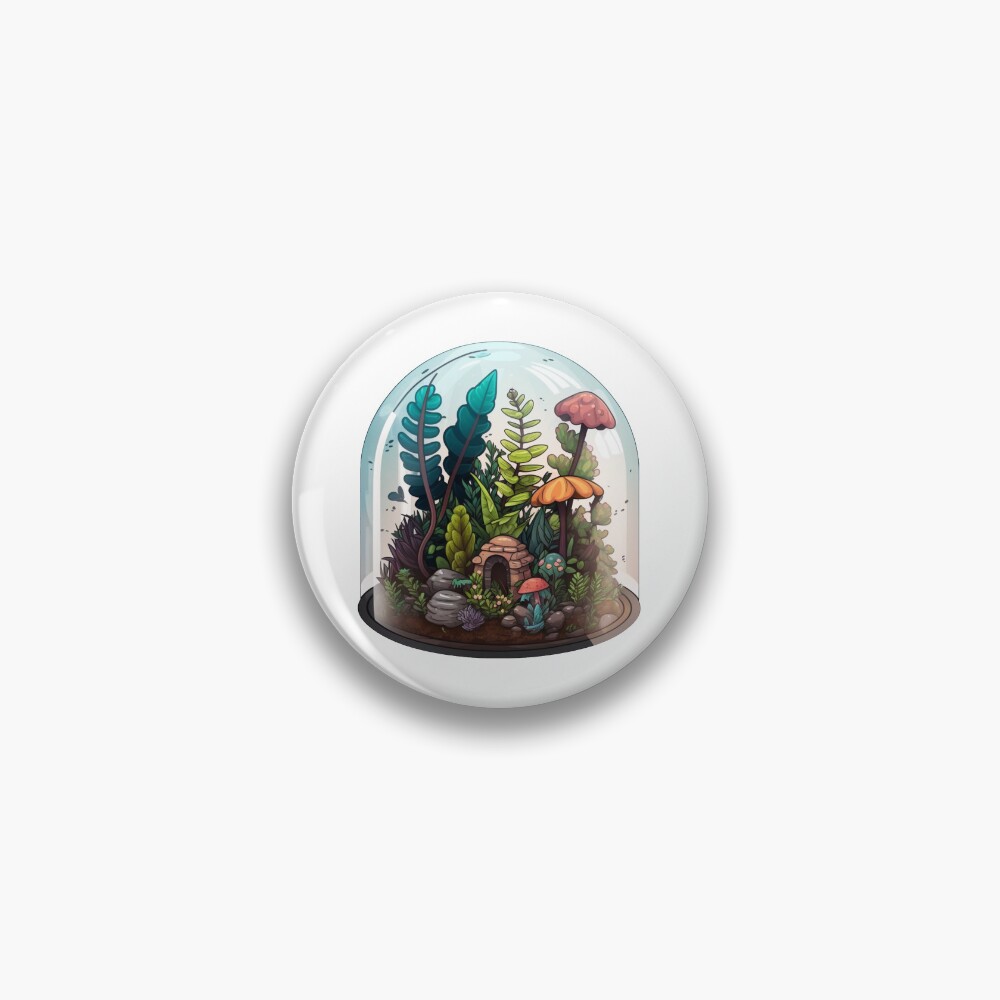 "Cute Dome Terrarium" Sticker for Sale by RobotPrintPress | Redbubble