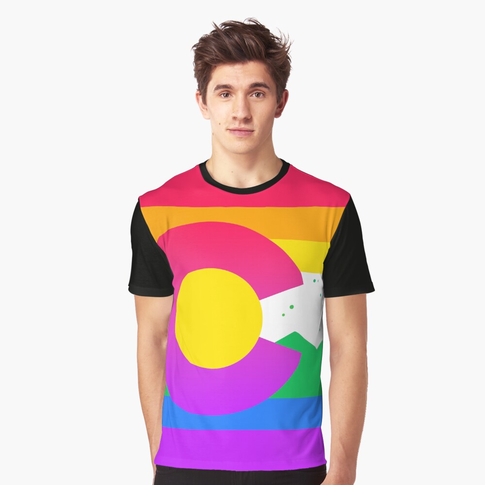 "Colorado Gay Pride Flag Rainbow Denver Parade PrideFest" Sticker for ...