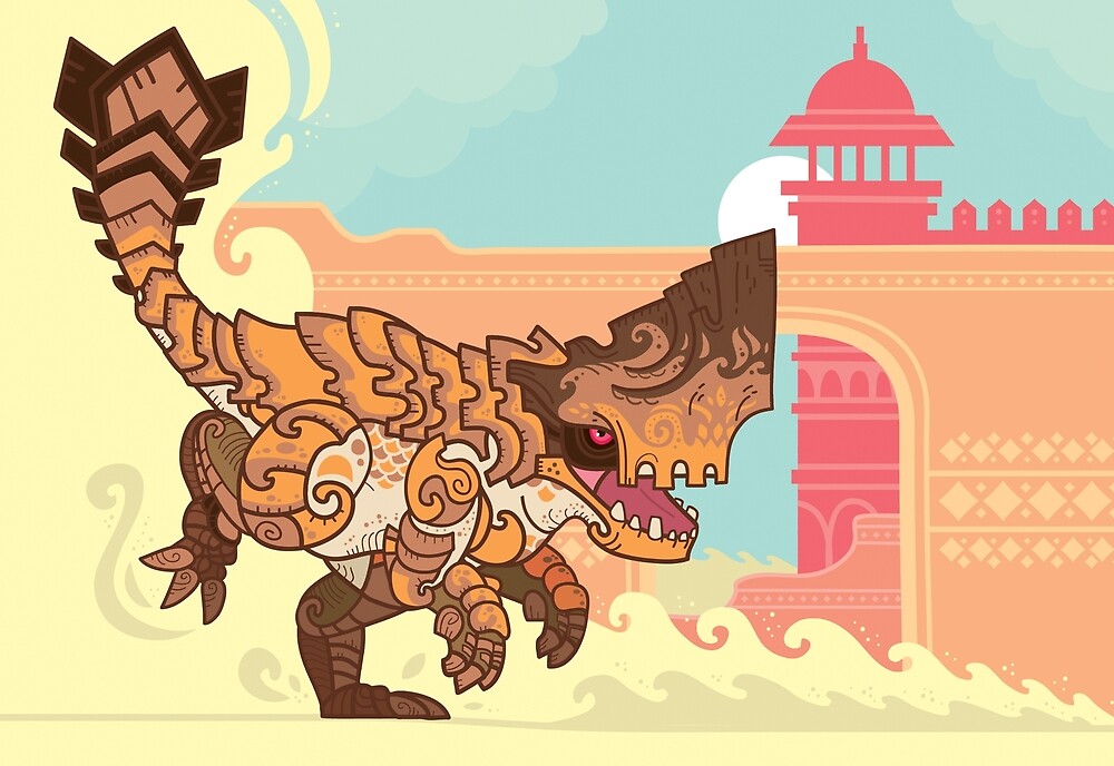 "Barroth - The Landslide" by Cosmopoliturtle | Redbubble