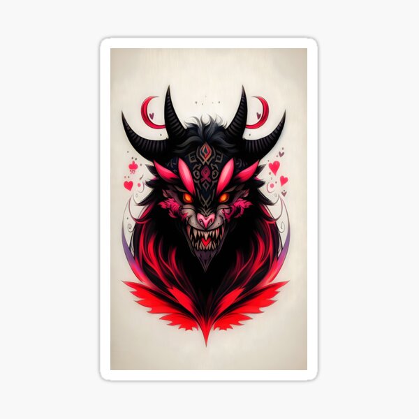 "Zarith, the Ravager" Sticker for Sale by Lietez-Art | Redbubble
