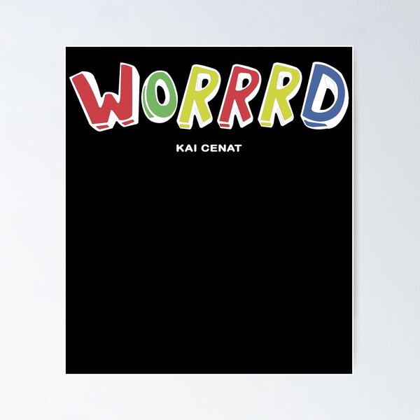 "Kai Cenat Worrrd Kai Cenat Merch Unisex Tshirt Blend Hoodie Long ...
