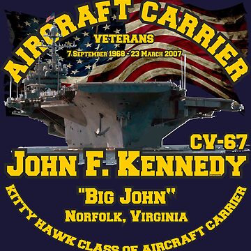 "REMEMBER USS John F Kennedy CV47 Sailors" Sticker for Sale by comancha ...