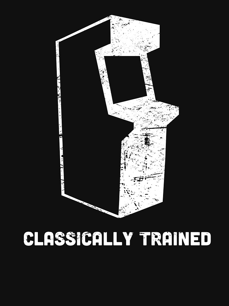 "Classically Trained - Retro Arcade Game" T-shirt for Sale by ...