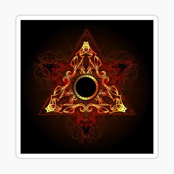 "Fire symbol ( Fiery sign )" Sticker for Sale by Blackmoon9 | Redbubble