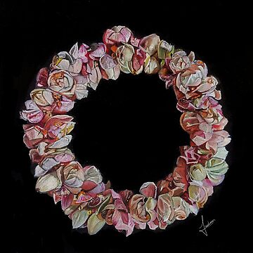 "Flower Garland " Sticker for Sale by finessefarheen | Redbubble