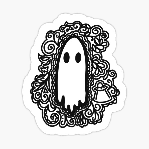 "Phoebe Bridgers, Stranger in the Alps Ghost, with background" Sticker ...