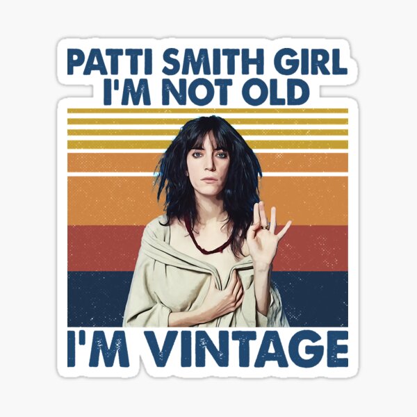 "This Is The Way Retro Just Kids Patti Smith Awesome" Sticker for Sale ...