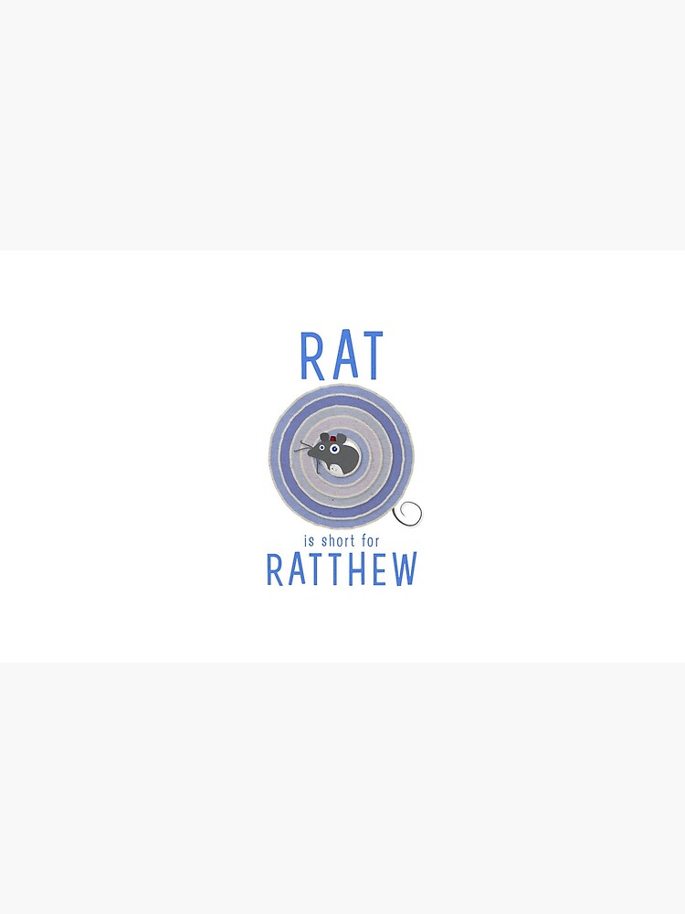 Taza de café «Rat es la abreviatura de Ratthew» de Surplusweird | Redbubble