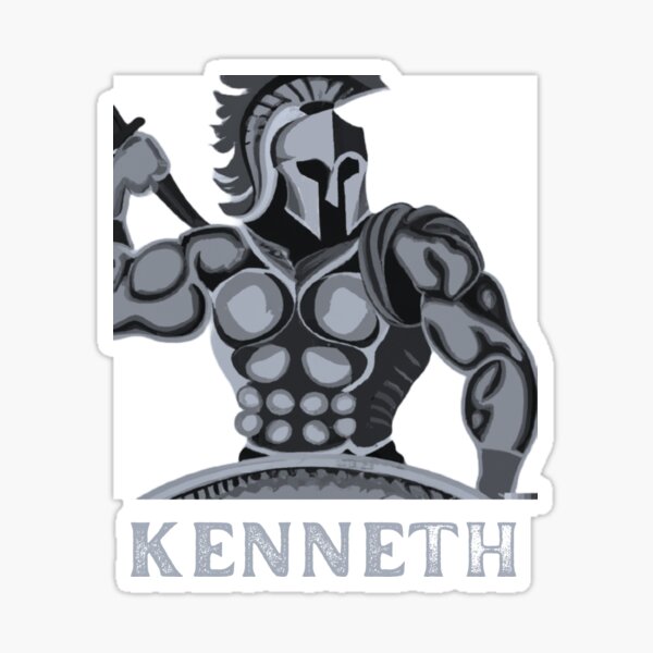 "Kenneth Spartan Warrior in Combat Ken Kenny" Sticker for Sale by ...