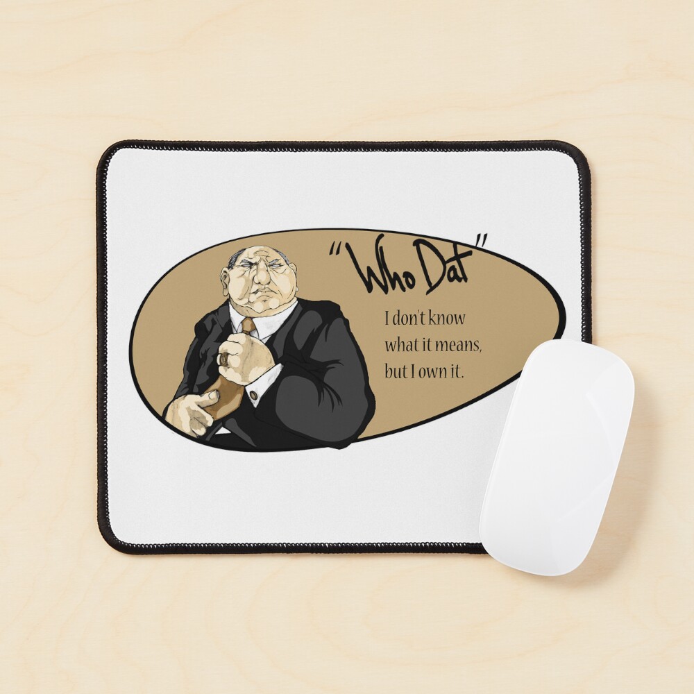 ""Who Dat?"" Sticker for Sale by Jeremy Cooper | Redbubble