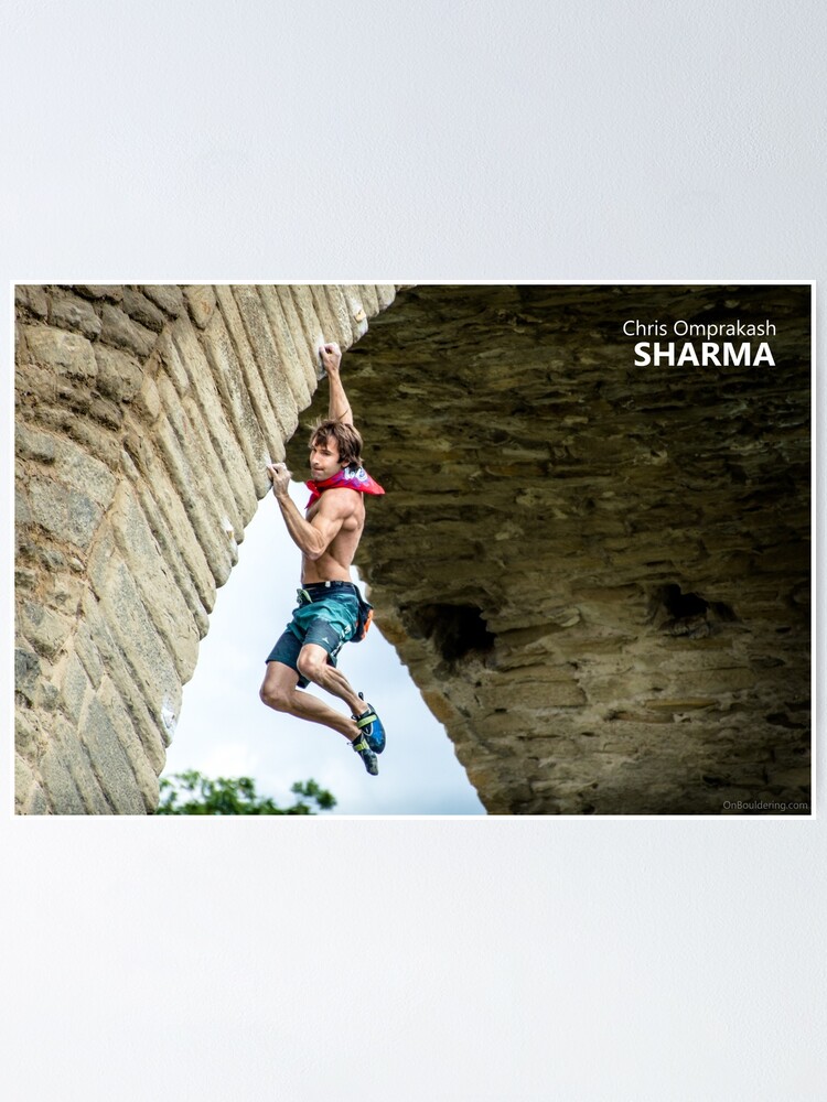 "Chris Sharma" Poster for Sale by OnBouldering | Redbubble