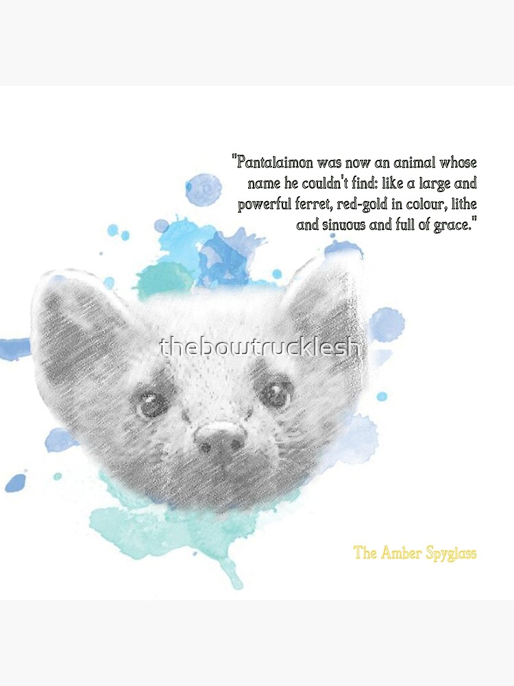 "Pantalaimon from His Dark Materials / The Golden Compass" Art Print ...