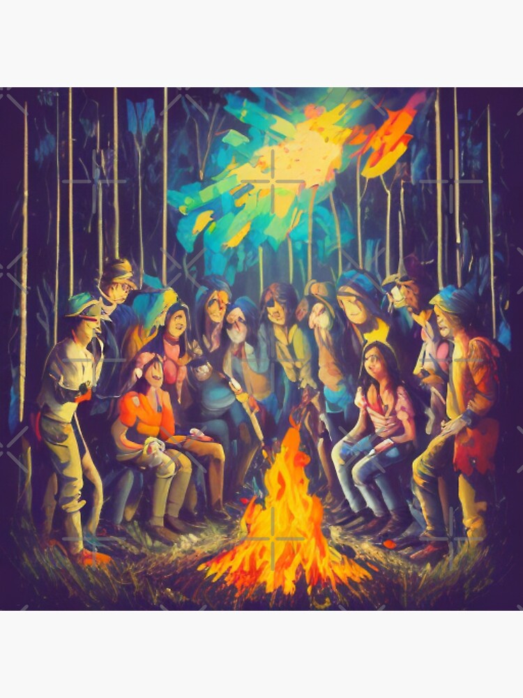 Campfire Conversations - Deep Talks and Sweet Treats Premium Matte ...