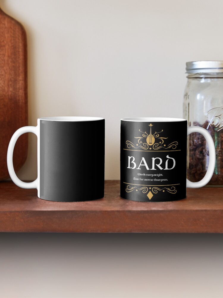 "RPG Bards Bard Dungeons Crawler and Dragons Slayer" Coffee Mug for ...