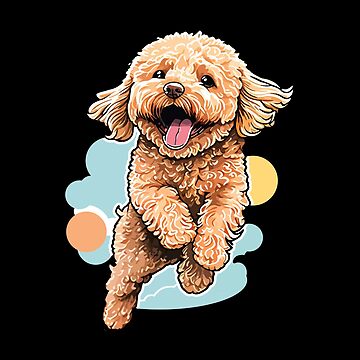"Apricot Blonde Cockapoo" Sticker for Sale by AlmazPng | Redbubble