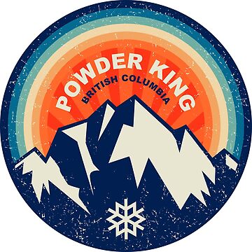"Powder King Mountain Resort, British Columbia" Sticker for Sale by ...