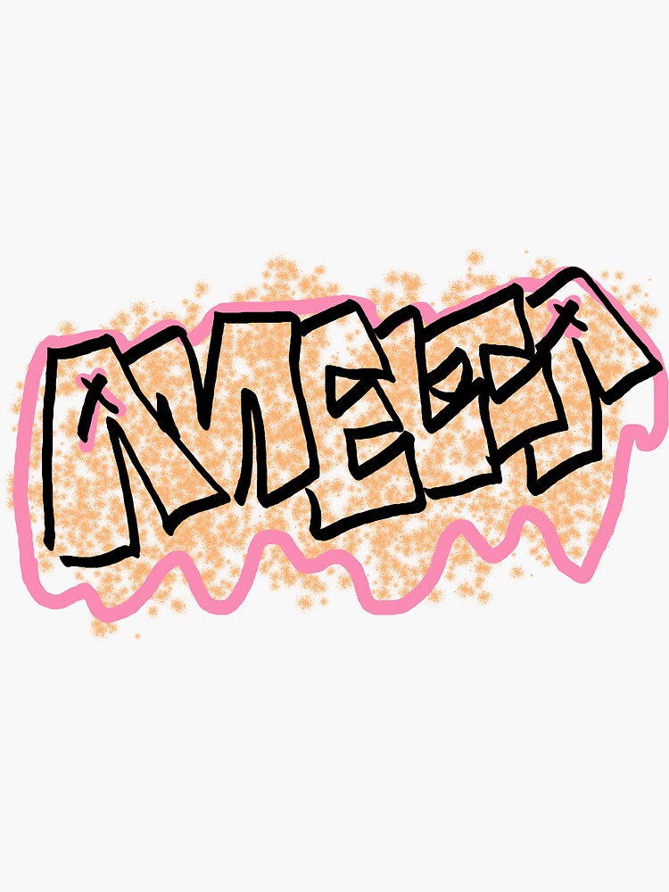 "amelia graffiti lettering" Sticker for Sale by Lizbeth630 | Redbubble