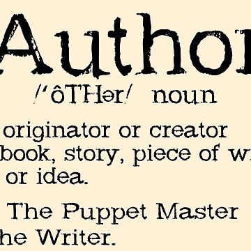 "Author Definition" Sticker for Sale by The-Mantelpiece | Redbubble