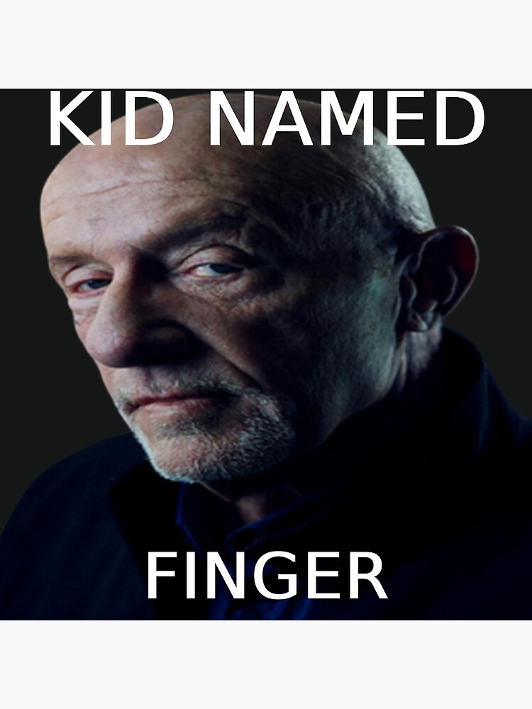 "Kid Named Finger Meme" Poster for Sale by SilverAndGolden | Redbubble