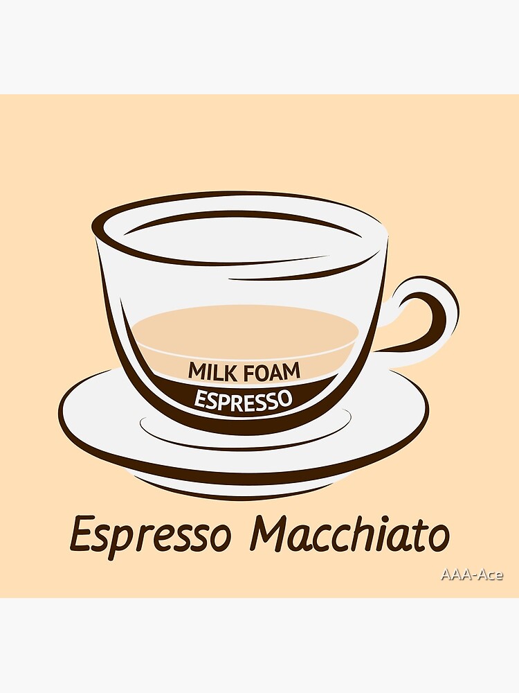 "Espresso macchiato " Art Print by AAA-Ace | Redbubble